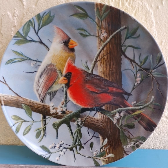 Knowles | Accents | Vintage Knowles Collectible Plate The Cardinal ...